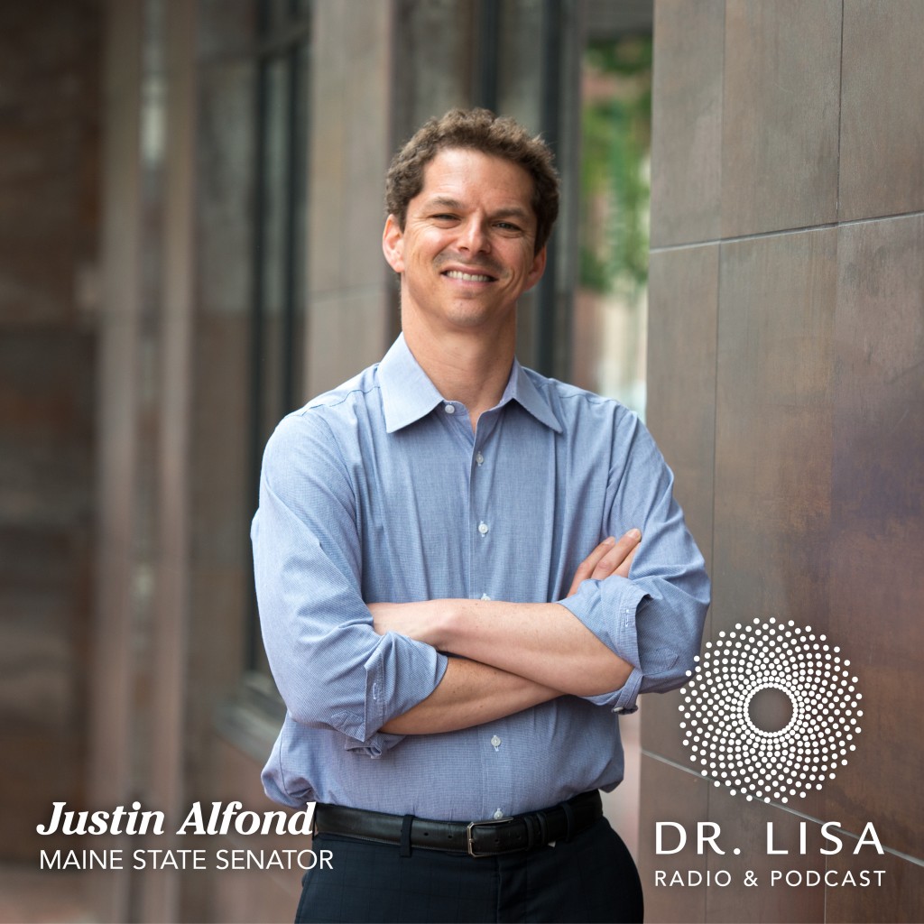 Justin Alfond on Love Maine Radio with Dr. Lisa Belisle
